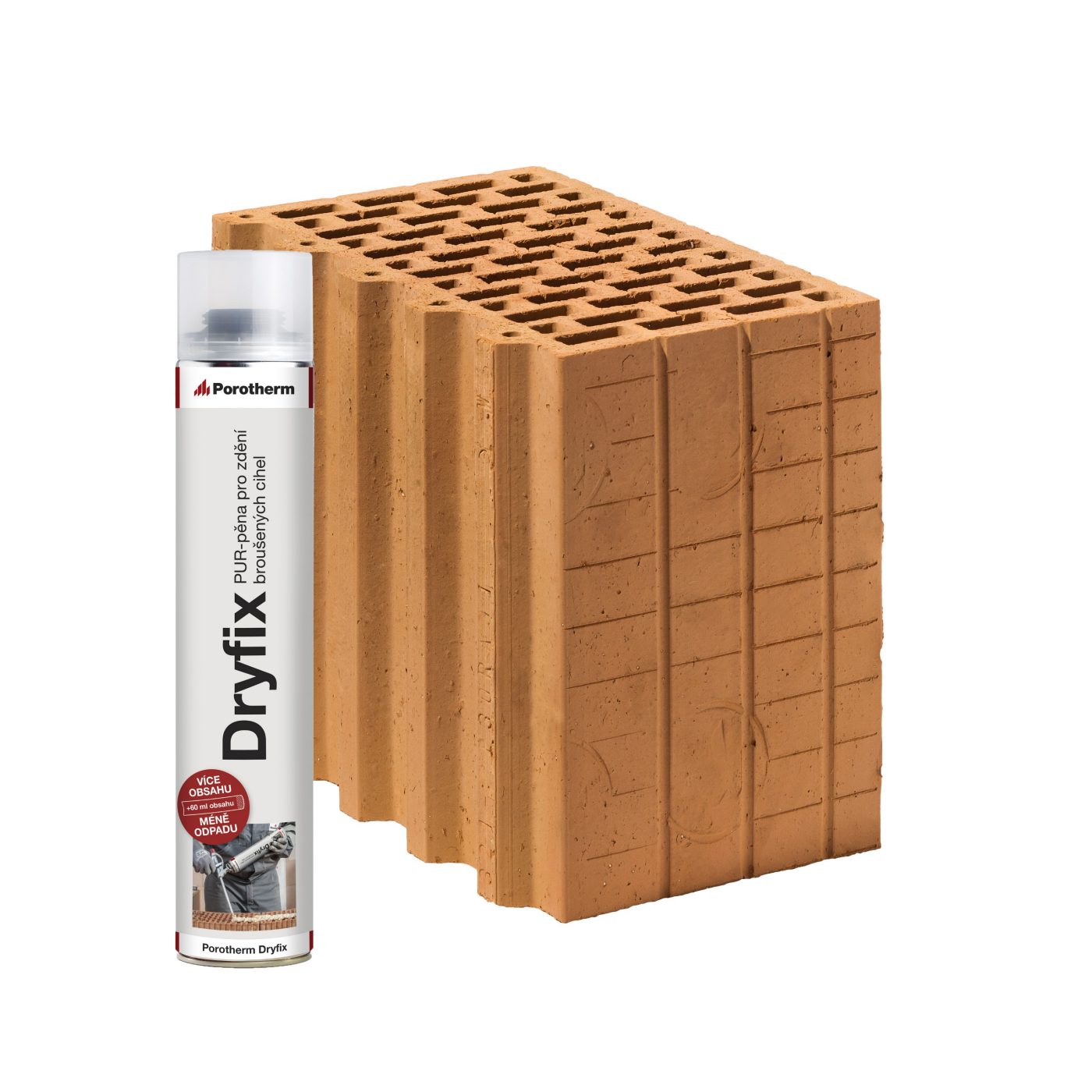 Cihla Porotherm 14 Profi Dryfix - Broušená